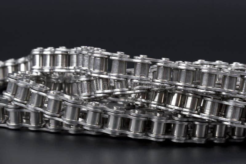 Metal link chain stock photo. Image of mechanics, machine - 5091494