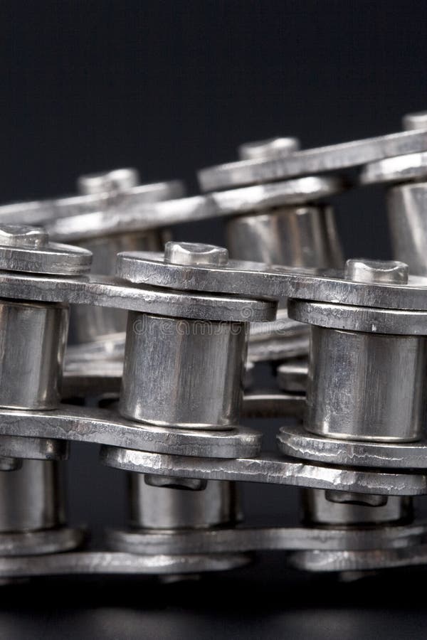 Metal link chains stock image. Image of machine, metal - 5032495