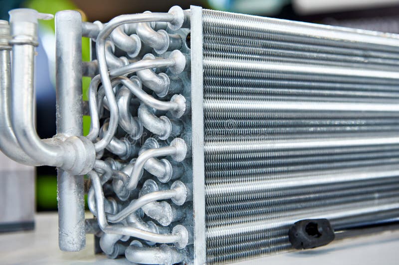 Metal Liquid Radiator of Industrial Machine Stock Photo - Image of ...