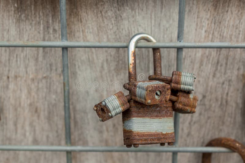 Metal Locks. a Bunch of Locks. Heart Locks Stock Photo - Image of ...
