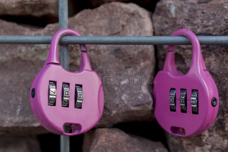 Metal Locks. a Bunch of Locks. Heart Locks Stock Photo - Image of ...