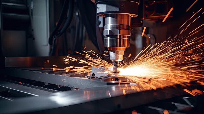 Metal Machine Tools Industry CNC Stock Photo - Image of engineer, metal: 307236730