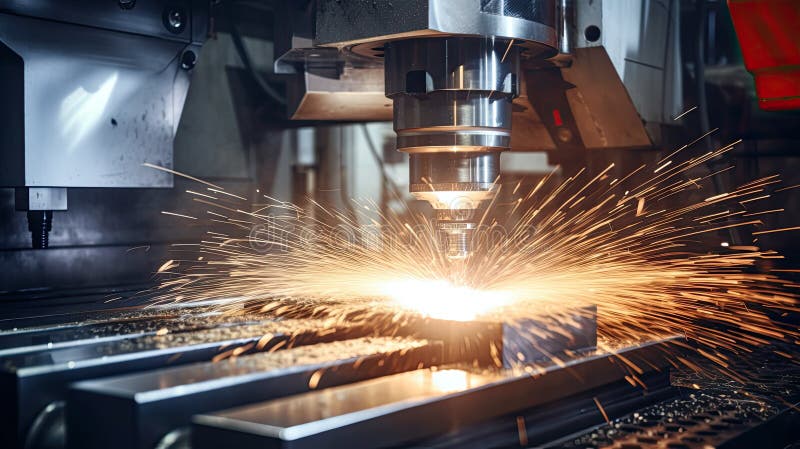 Metal Machine Tools Industry CNC Stock Image - Image of lathe, accuracy ...