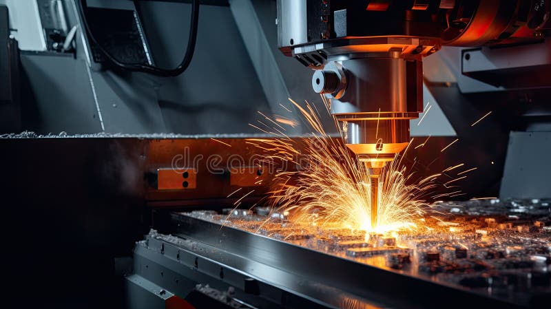 Metal Machine Tools Industry CNC Stock Photo - Image of accuracy ...