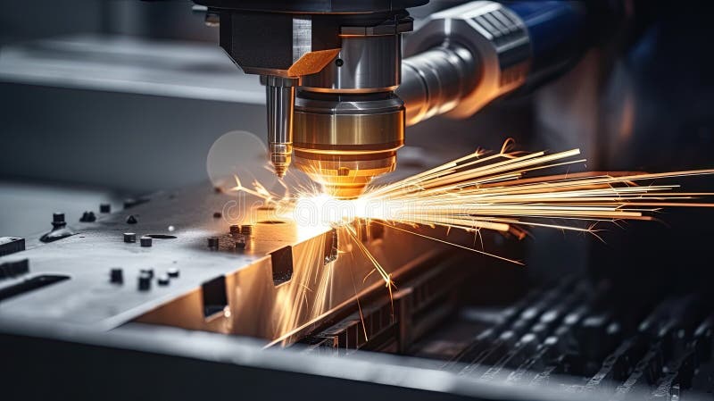 Metal Machine Tools Industry CNC Stock Image - Image of tools, factory ...