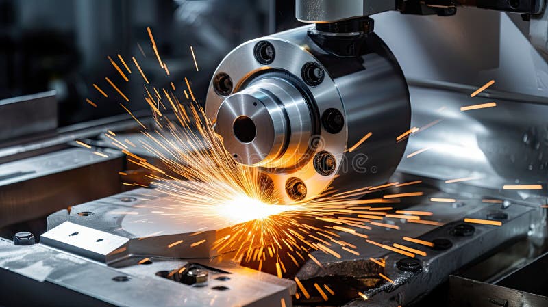 Metal Machine Tools Industry CNC Stock Photo - Image of technology ...
