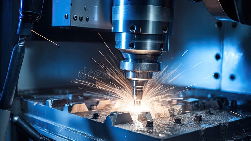 Metal Machine Tools Industry CNC Stock Photo - Image of motion, machine ...