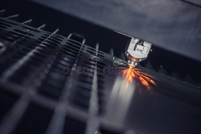 Metal Machine Tools Industry. CNC Turning Machine High-speed Cutting is ...