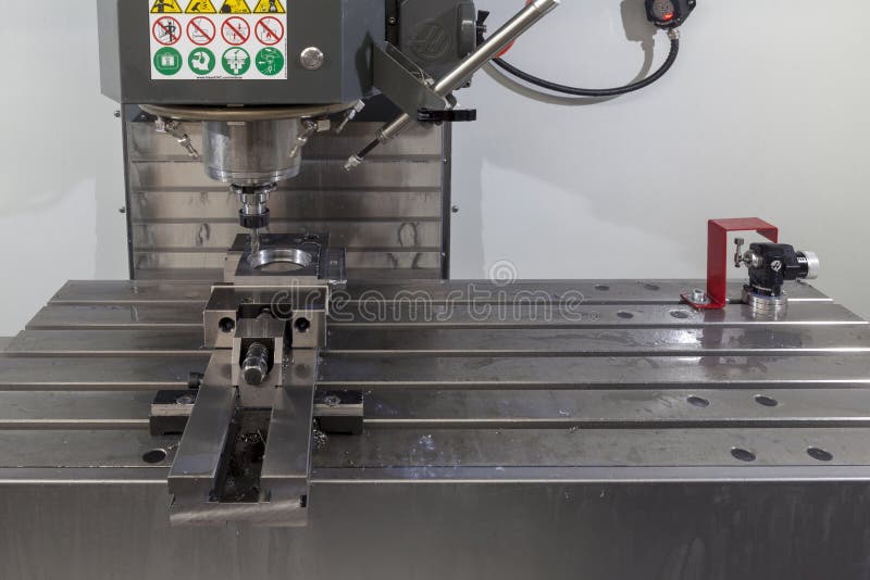 Metal machining tools stock image. Image of accuracy - 195002969