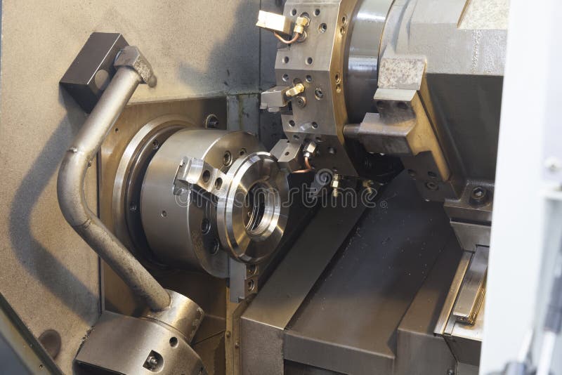 Metal machining tools stock photo. Image of automated - 195003466