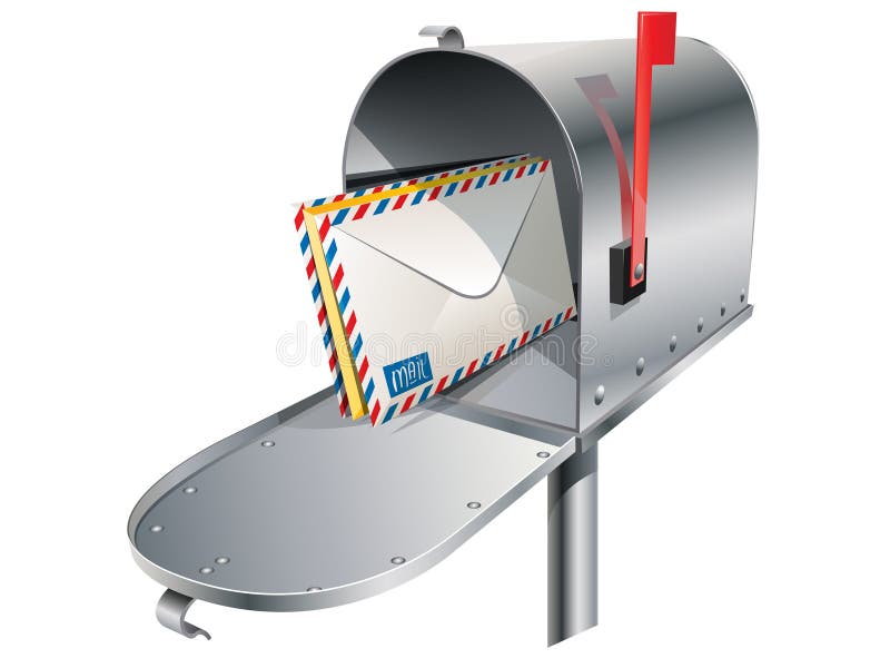 Incoming mail stock illustration. Illustration of spam - 591466