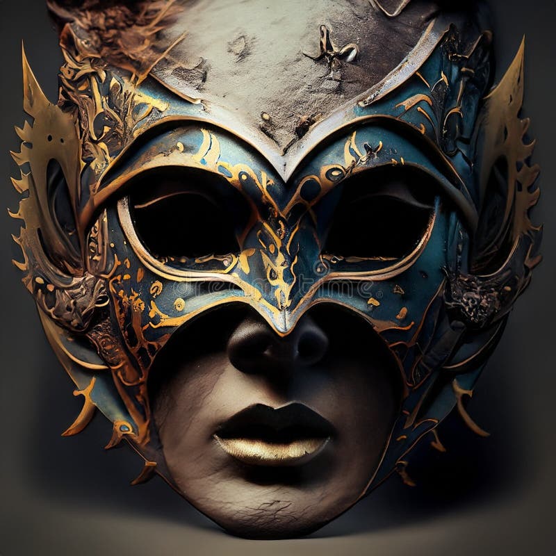 Metal mask illustration stock illustration. Illustration of disguise ...