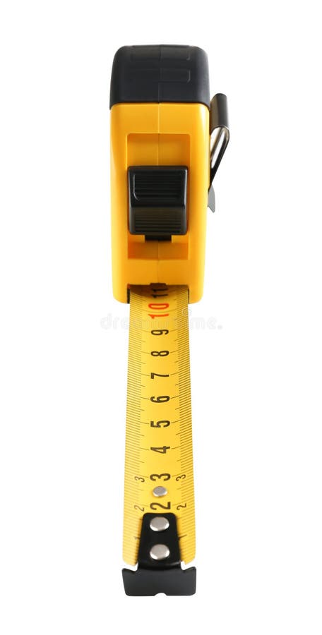 Metal Measuring Tape. Construction Tool Stock Image - Image of handyman ...