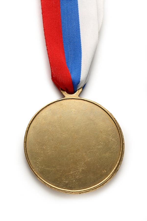 Metal medal stock image. Image of success, medal, blank - 34246623