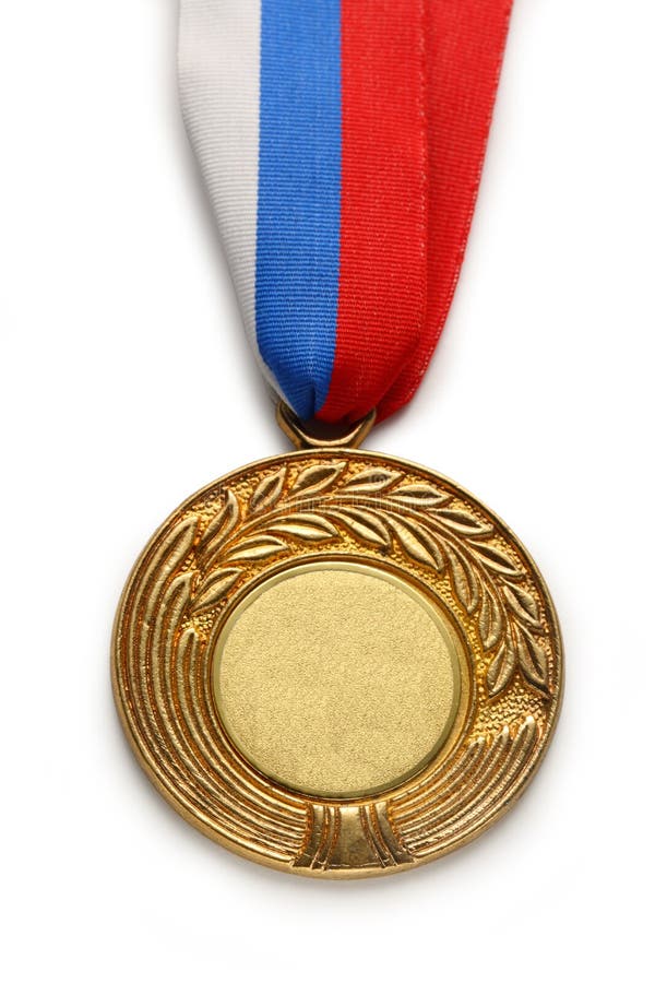 Metal medal stock image. Image of competition, white - 34246517