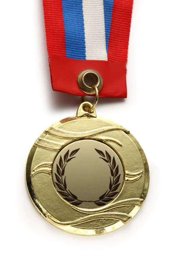 Metal medal stock image. Image of metal, single, winning - 34246565