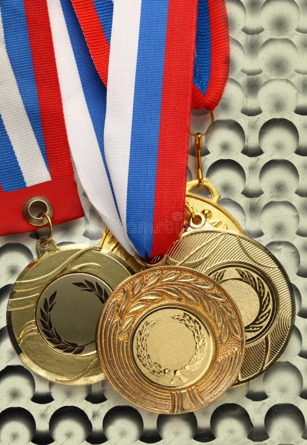 Metal medals stock photo. Image of medal, design, pattern - 36211972