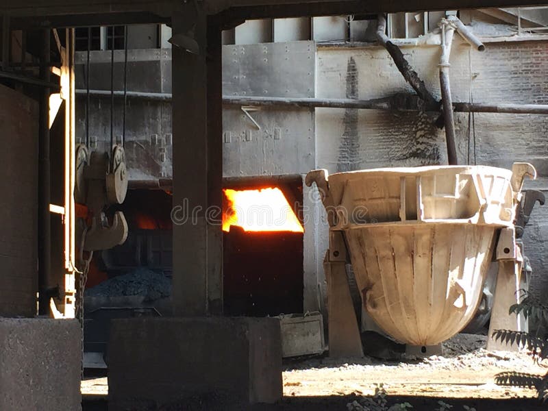 Metal melting industries stock photo. Image of furnace - 59950022