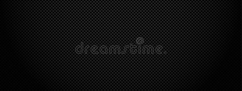 Vector Abstract Black Metal Grid Texture Background Banner Stock Vector ...