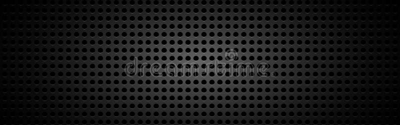 Metal Mesh Background. Black Perforated Metal. Steel Backdrop with ...