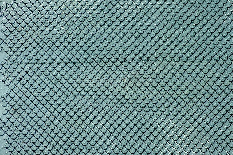 Metal Mesh on Blue Background Stock Photo - Image of mesh, backgrounds ...
