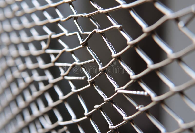 Metal Mesh Close Up of a Metal Mesh with a Intricate Pattern and Stock ...