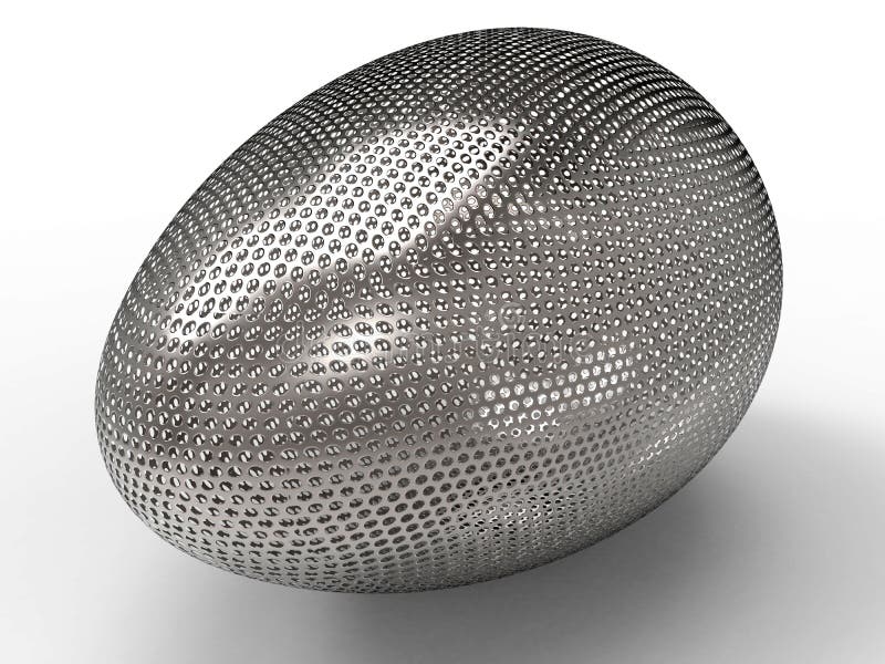 Metal mesh egg concept stock illustration. Illustration of composition ...
