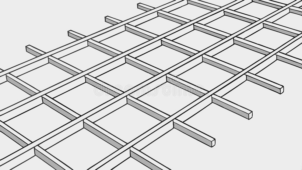 Metal Mesh Grid, Industrial Material Texture Vector Design Generative ...