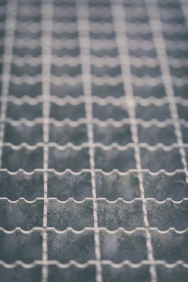 Metal mesh - step grid stock image. Image of dirty, grid - 81758303