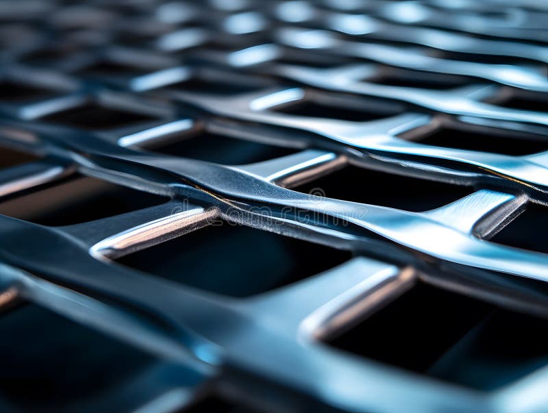 "Metal Mesh Structure: a Geometric Pattern of Strength and Precision ...