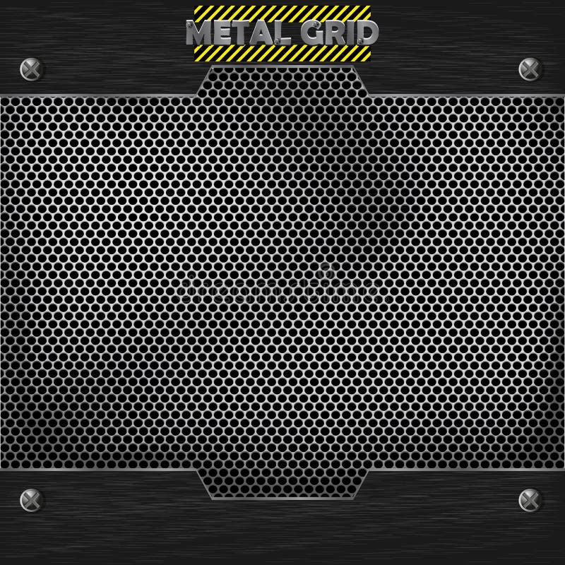 Metal mesh texture vector stock vector. Illustration of graphic - 34410684