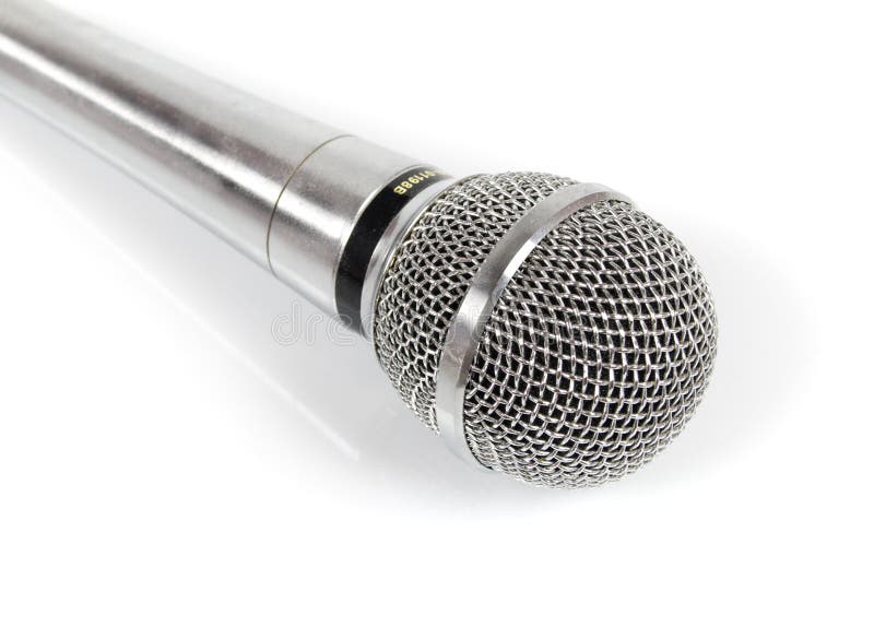 Metal microphone stock photo. Image of metallic, electrical - 10538080