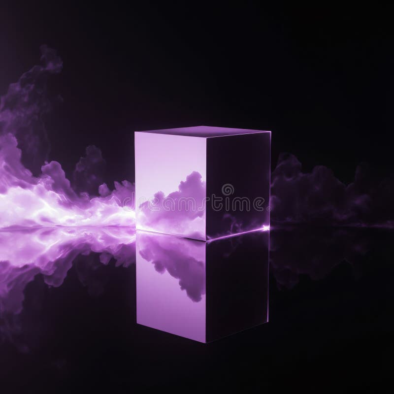 Purple Cube Mirror Background Stock Illustrations – 98 Purple Cube ...