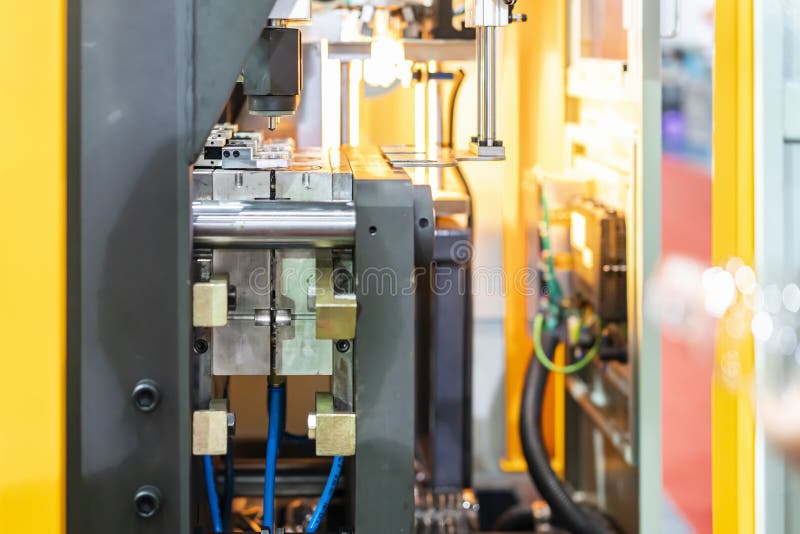 Metal Mold for Plastic Pet Bottle Making during Installation on Bottle ...