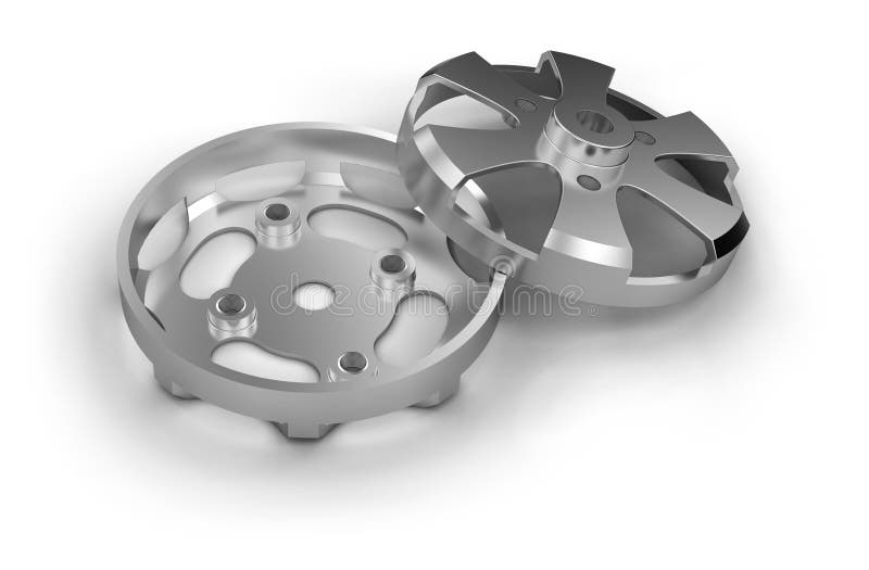 Metal motor caps stock illustration. Illustration of aluminium - 34736121
