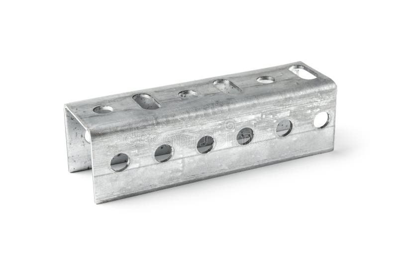 Metal mounting bracket stock photo. Image of manufacturing - 118059940