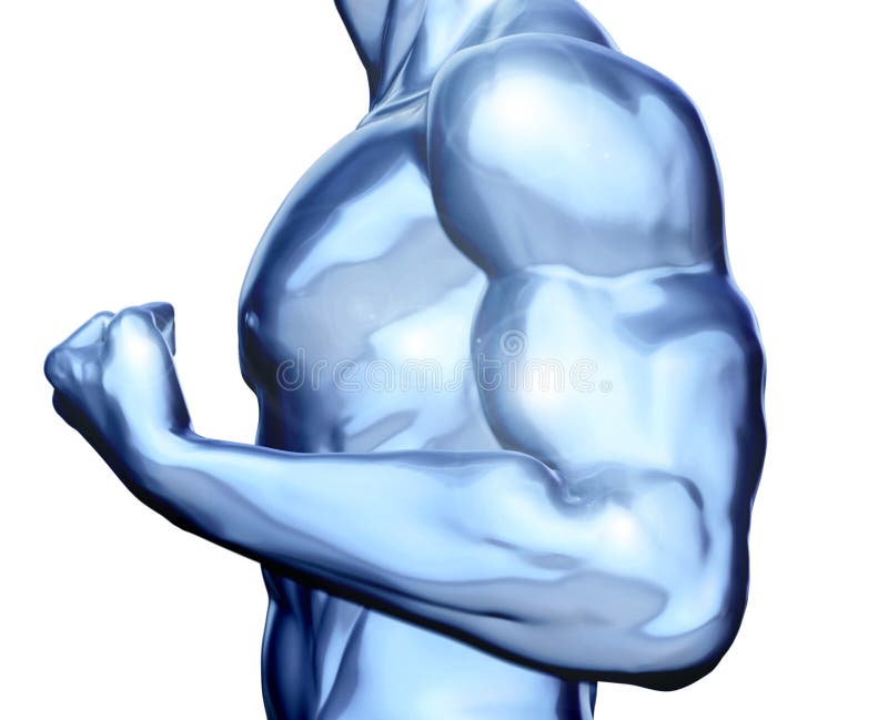Metal Muscle stock illustration. Illustration of athlete - 8238488