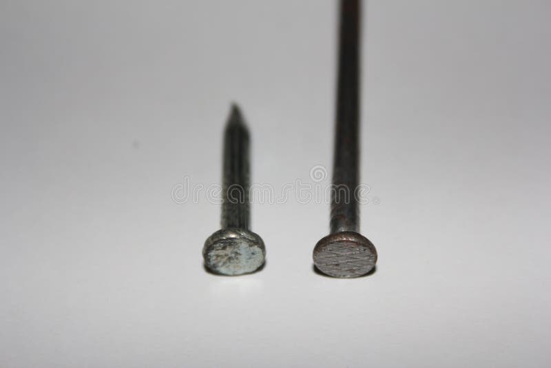 Metal nail stock photo. Image of iron, group, work, roofing - 91909378