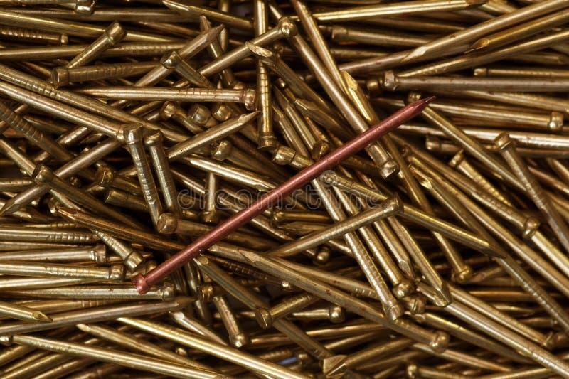 Metal nail stock photo. Image of instant, vintage, detail - 34016956