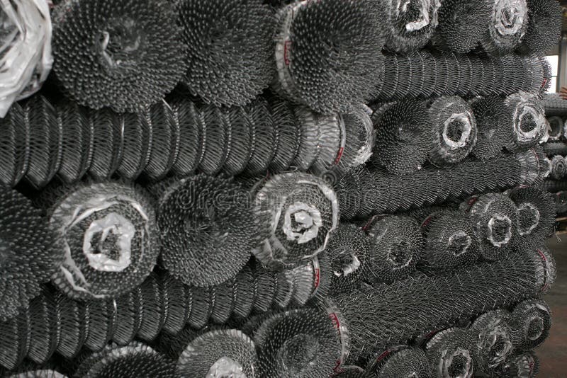 Metal net rolls stock image. Image of roll, work, black - 39801343
