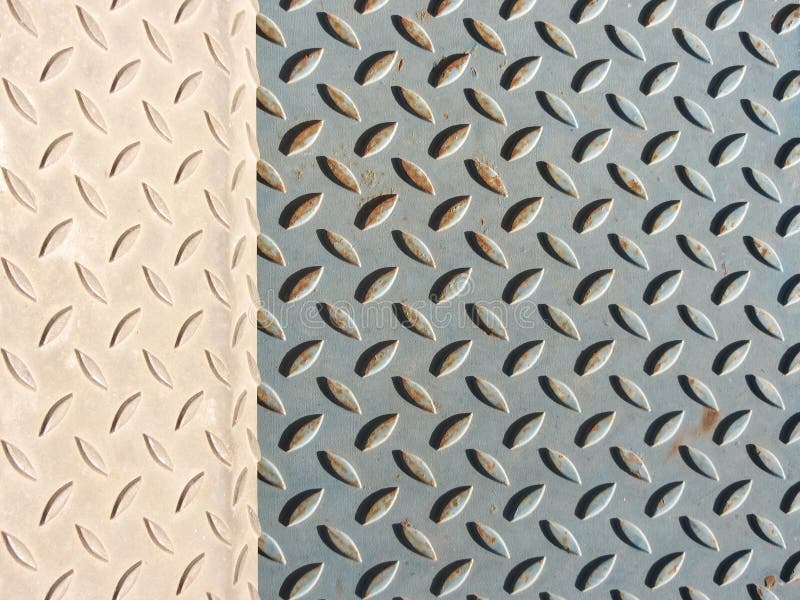 Metal Non-slip Surface for Industrial Floor Stock Image - Image of ...