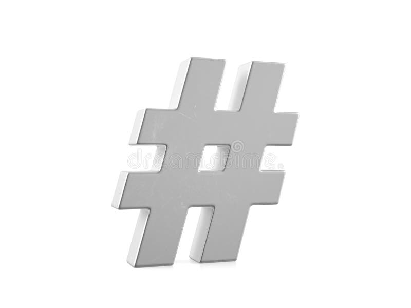 Metal 3d Number 8. Metallic Red and White Font Isolated on White ...