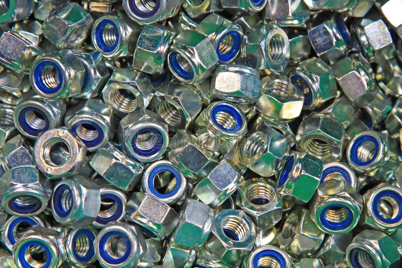 Metal nuts stock photo. Image of equipment, macro, repair - 14610580