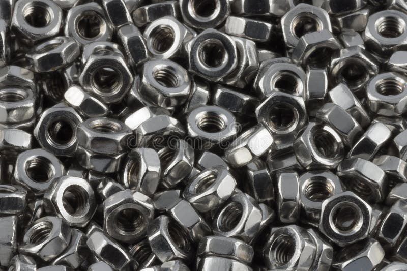 Metal nuts stock photo. Image of engineering, support - 62697426