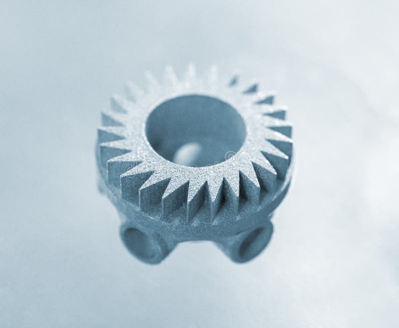 Metal Object Printed on 3D Printer from Metal Powder Model Created on ...