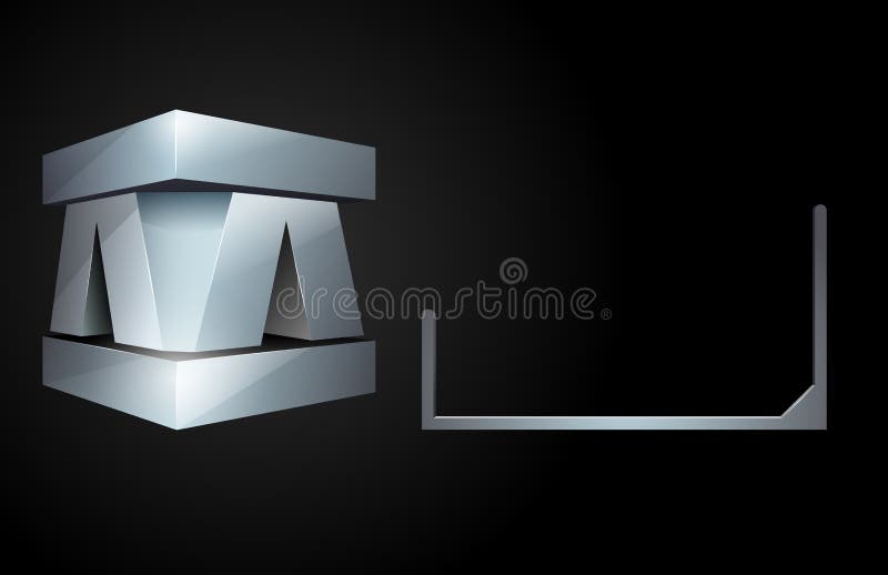 Metal object stock vector. Illustration of dark, object - 31992881