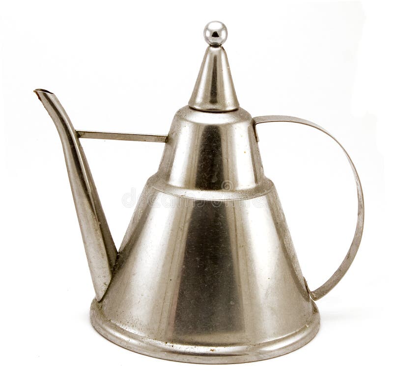 Metal oil pot stock image. Image of cooking, salad, kitchen - 1911315