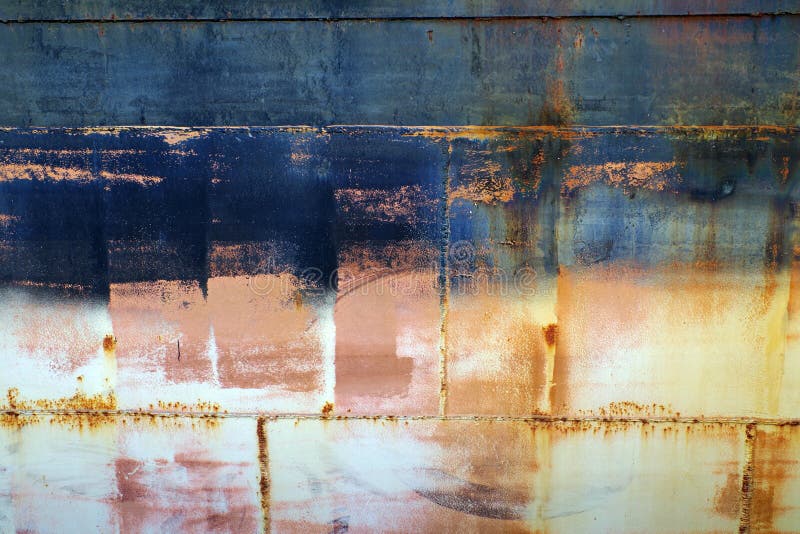Metal Old Surface of a Ship Stock Image - Image of shipping, texture ...