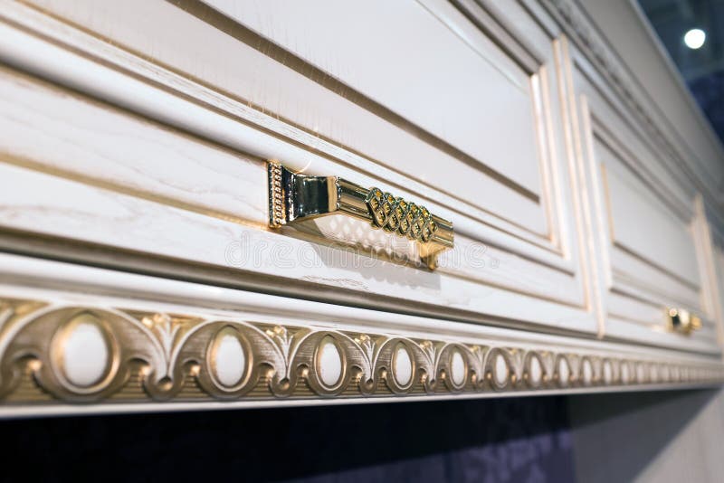 Metal ornate handle stock image. Image of elegance, decor - 51344369