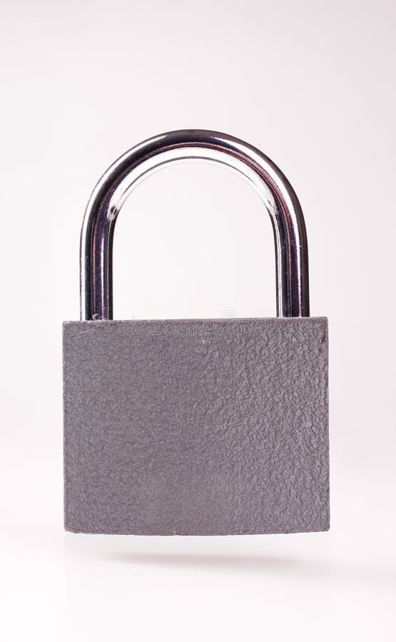 Metal Padlock Over White Picture. Image: 4651385